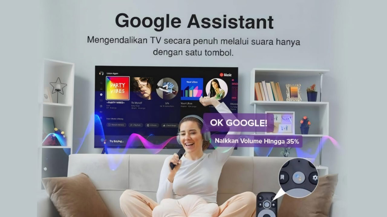 Smart TV TCL 32G9 Mendukung Chromecast dan Pencarian Suara “Hey Google”