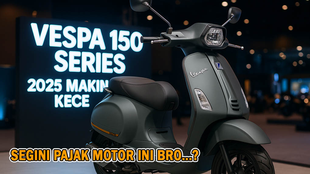 Harga Mahal Segini Pajak Motor Matic Vespa 150 Series pada 2025 ...