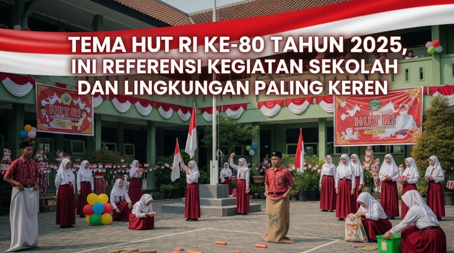 Tema HUT RI ke-80 Tahun 2025, Ini Referensi Kegiatan Sekolah dan ...