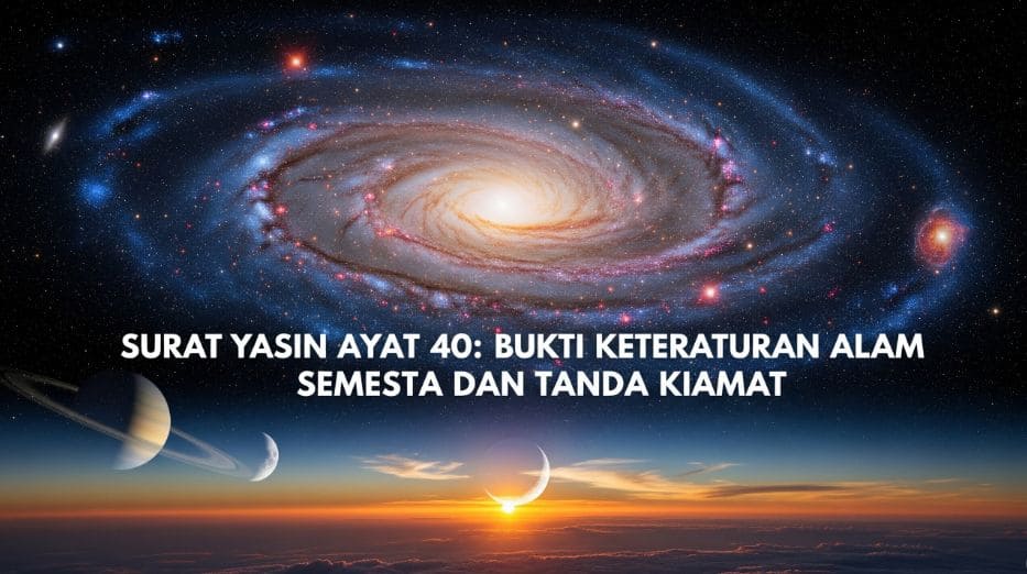 Surat Yasin Ayat 40: Bukti Keteraturan Alam Semesta dan Tanda Kiamat