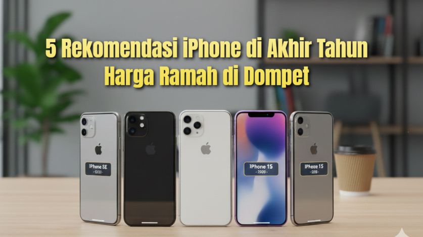 5 Rekomendasi iPhone di Akhir Tahun, Harga Ramah di Dompet