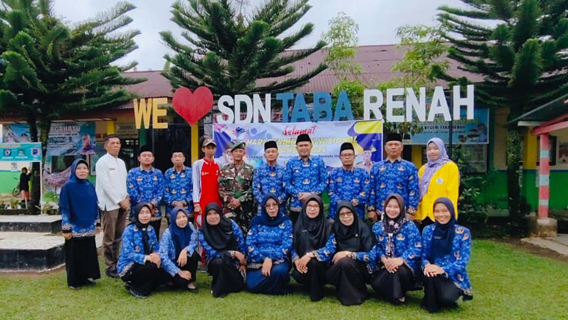 SDN Taba Renah Musi Rawas Meriahkan Hardiknas 2025 dengan Karnaval Budaya