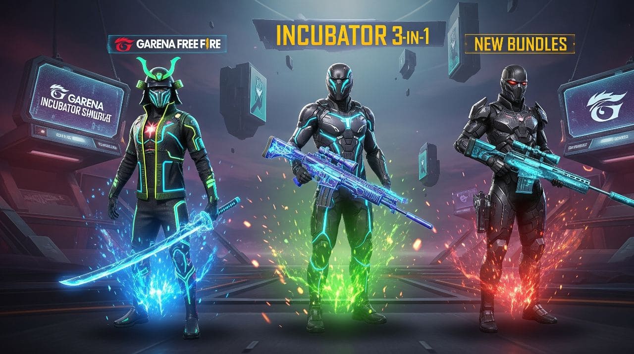 Kode Redeem FF Incubator 3-in-1 Terbaru Oktober 2025, Spin Hemat Dapat ...
