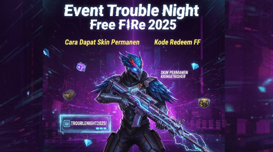 Event Trouble Night Free Fire 2025: Cara Dapat Skin Permanen Kingfisher ...