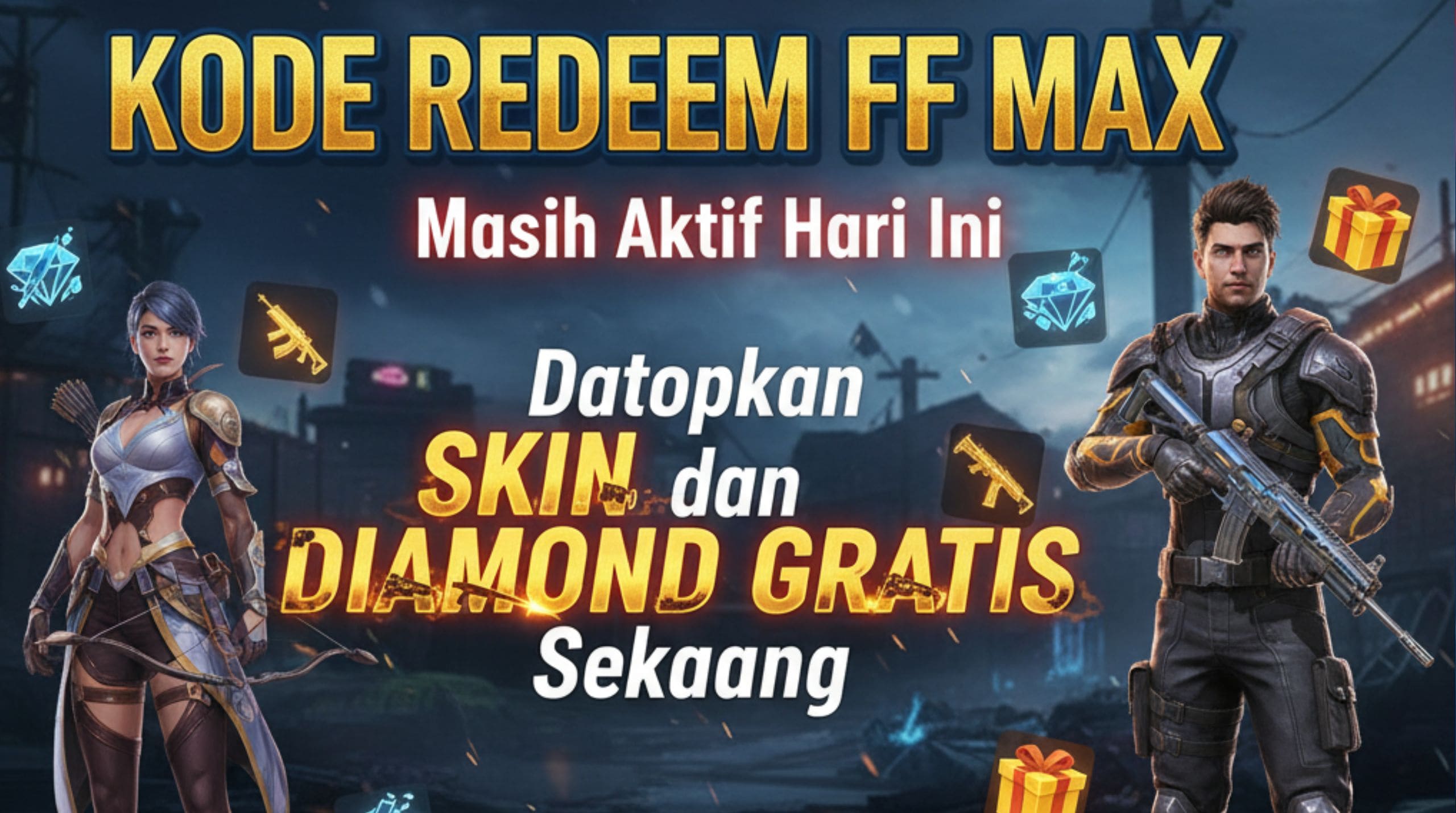 Kode Redeem FF Max Masih Aktif Hari Ini, Dapatkan Skin dan Diamond ...