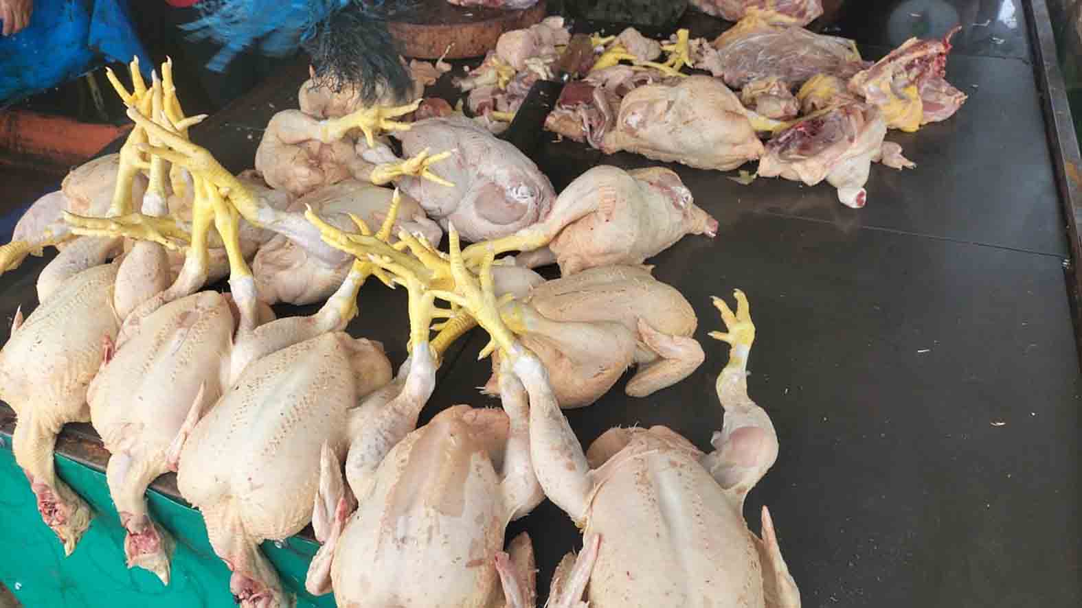 Meski Harga Ayam di Pasar Lubuk Linggau Tinggi, Tak Kendorkan Minat Beli
