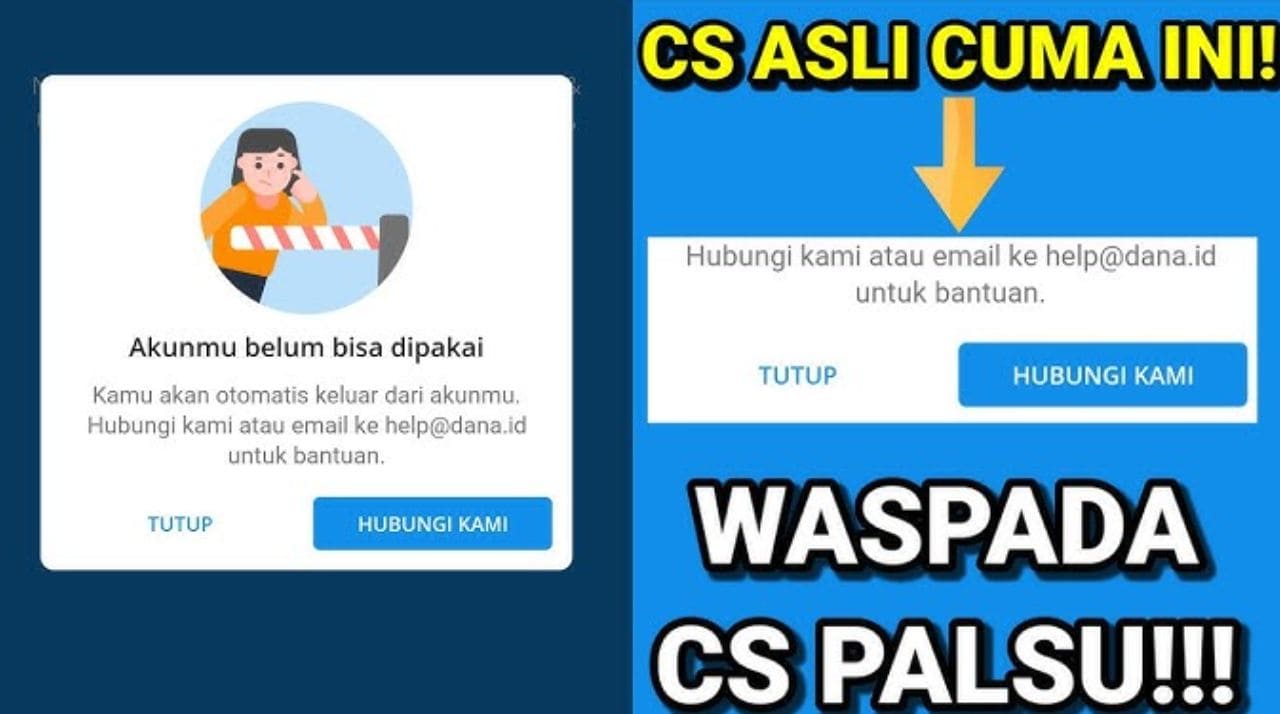 Waspadai Penipuan CS DANA Palsu! Begini Cara Kenali Akun Resmi agar Tak Terjebak