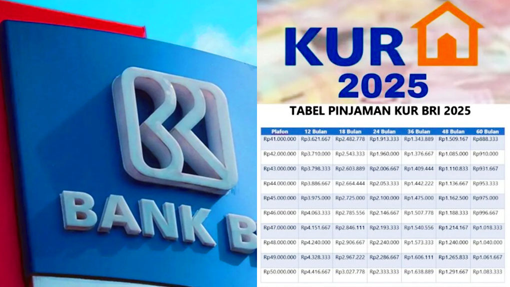 Daftar Plafon dan Angsuran KUR BRI 2025, Platfom Rp30 Juta Cukup Rp 500 Ribuan