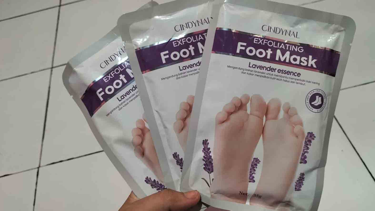 Foot Mask Lavender Jadi Favorit Perempuan, Rahasia Kaki Halus dan ...